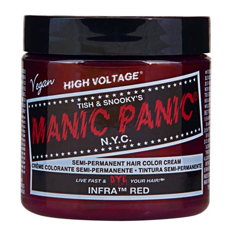 Manic Panic Semi Permanent Hair Color Cream Infra Red