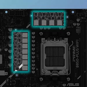 Asus Prime B850 Plus Wifi Amd B850 Socket Am5 Atx 821 Phases Power