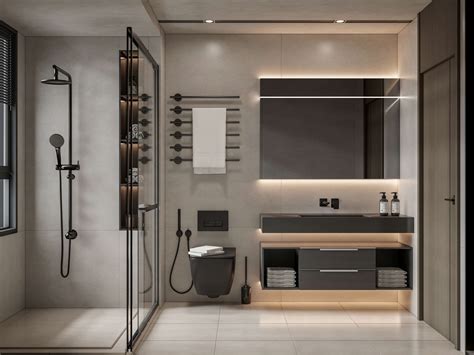 Luxury Bathroom 3d Model