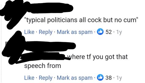 Typical Politicians All Cock No Cum R Brandnewsentence