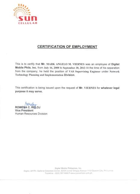 Ojt Certification Pdf