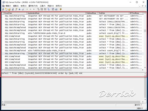 德瑞克：sql Server 學習筆記 Sql Server 複寫 ：產生「快照集snapshot」期間，不會產生「共用鎖定