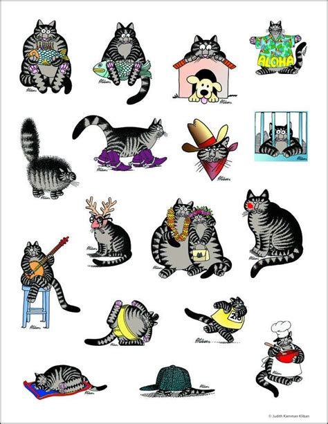 B Kliban Catstickers Sticker Book Kliban Cat Cats Illustration