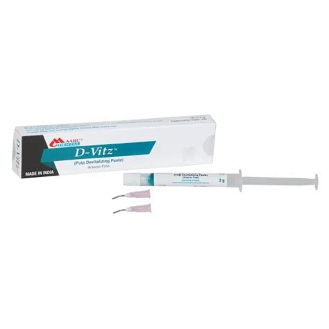 Maarc D Vitz Pulp Devitalizer 3gm Syringe Alpha Dentkart