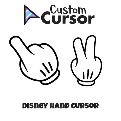 Disney Hand Cursor Custom Cursor