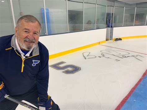 The Blues Bobby Plager Helps Break In The Ice At The Teams New Practice Facility The Athletic