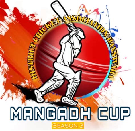 Natwar Hey You Can Follow Mangadh Cricket Cup Season 3rd 2024 25 Organizing By Dca