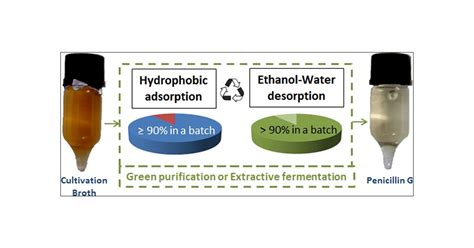 Hydrophobic Adsorption Followed By Desorption With Ethanolwater For
