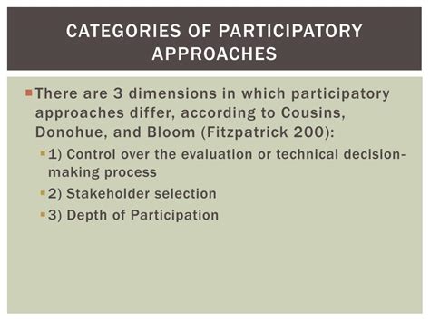 Ppt Participant Oriented Evaluation Approaches Powerpoint Presentation Id1961380