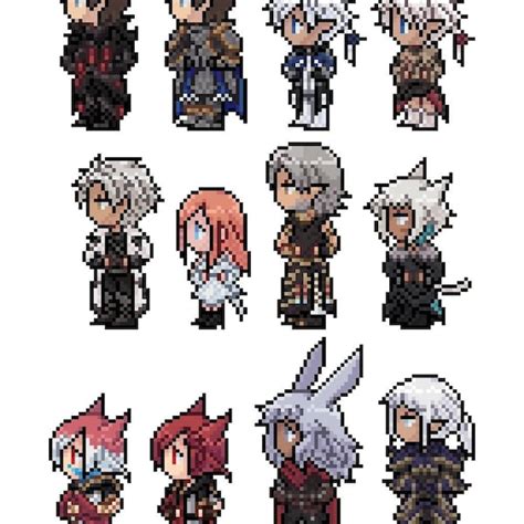 Pixel Art Of Ffxiv Etsy