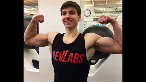 Eric Abrons 18 Year Old Shredded Bodybuilder Workout Youtube