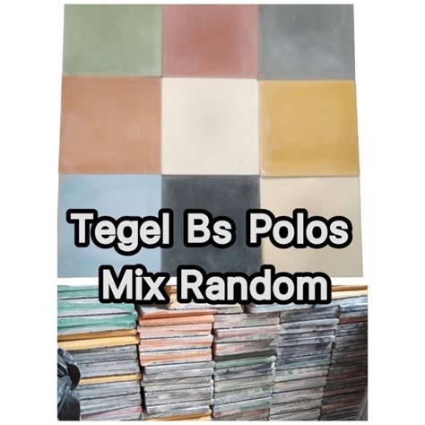 Jual Ubin Tegel Tekel Bs Rijek Keramik Jadul 20x20cm Mix Random Layak