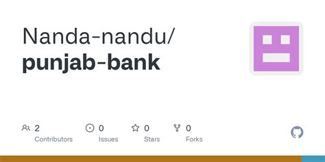 GitHub Nanda Nandu Punjab Bank