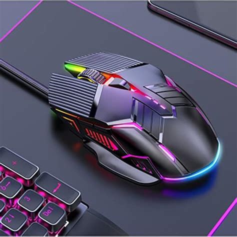 6d Colorful Gaming Mouse Wired 3200 Dpi Pc Gaming Mice