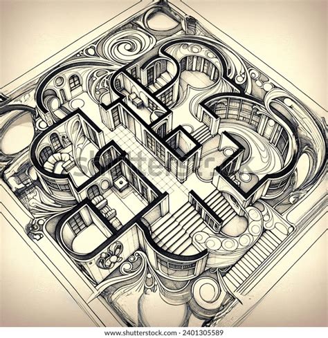 Floor Plan Parametric Modern Building All Ai Generated Image 2401305589