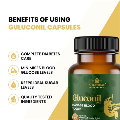 Buy Gluconil Capsules For Diabetes Control Dharishah Ayurveda
