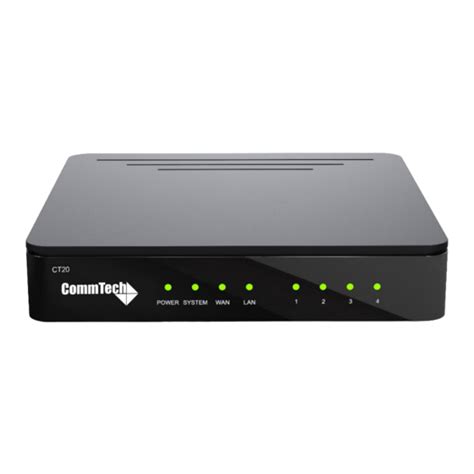 Commtech Ct20 Installation Manual Pdf Download Manualslib