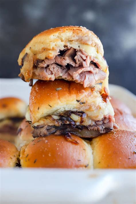 The Best Baked Roast Beef Sliders Cake N Knife