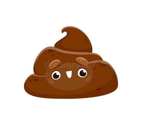 卡通大便表情符号滑稽的粪便 向量例证 插画 包括有 胡扯 敬慕 滑稽 肥料 喜悦 鸟粪 动画片 321969285