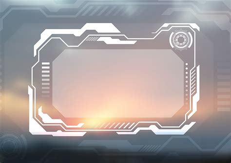 technology futuristic hud display interface background 26733093 vector