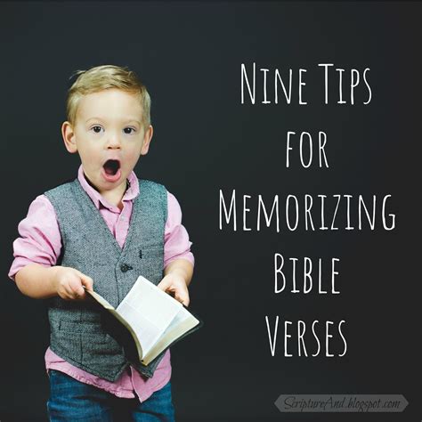Tips For Memorizing The Bible