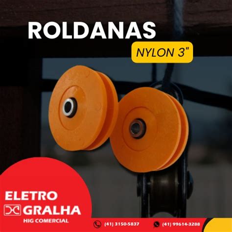 Roldana Portão Nylon 3 Canal V Bucha Sem Parafuso Shopee Brasil