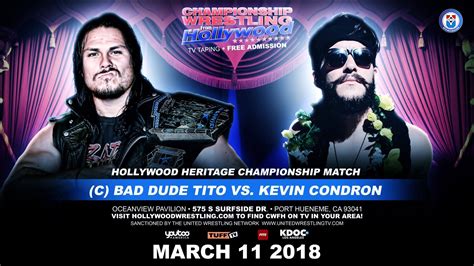 Bad Dude Tito Vs Killer Kevin Condron March 11th Alliance