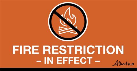 A Fire Restriction Is In Effect For The Fort Mcmurray Forest Area R