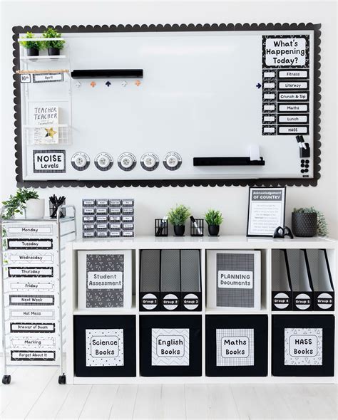 Classroom Black And White