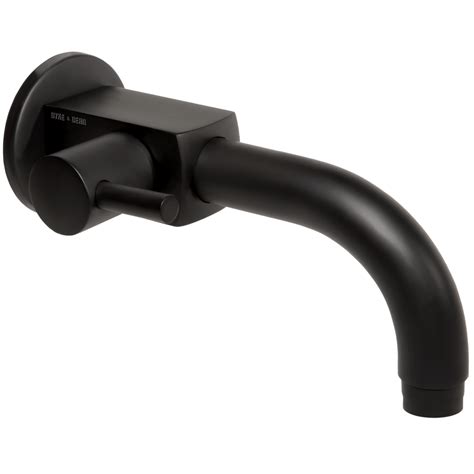Small Basin Wall Mounted Lever Tap Black Dyke And Dean