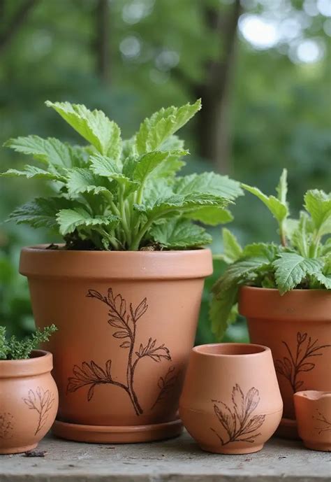 30 Clay Flower Pot Ideas To Personalize Your Garden Decor Blosmia