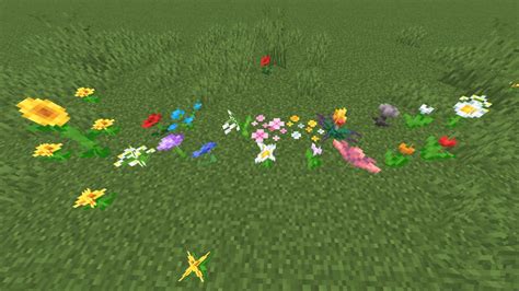Minecraft Vegetation Plants Flowers Leaves And Decor Ideas