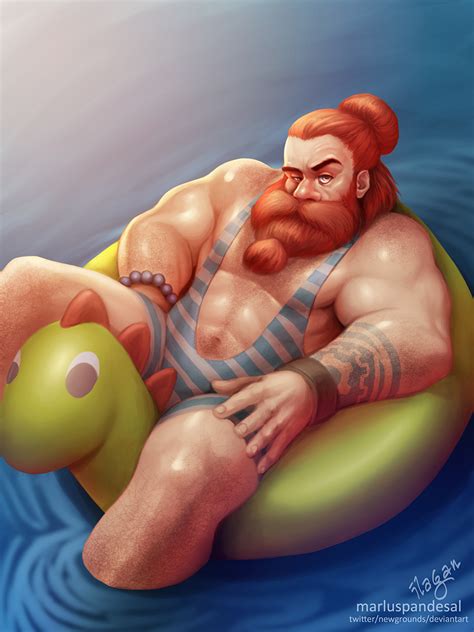 Rule 34 1boy Barik Paladins Beard Male Only Marluspandesal Orange