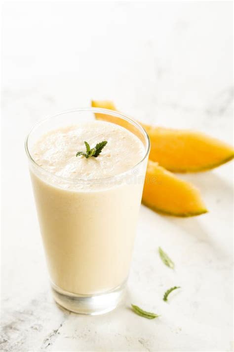 Traditional Homemade Melon Lassi Or Milk Shake Stock Image Image Of Eating Breakfast 185230585