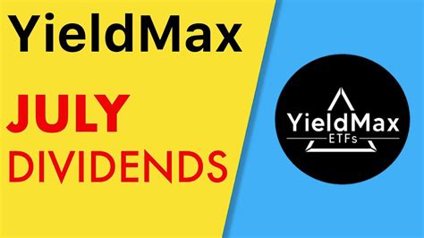 Yieldmax July Dividends Big Drop From June 😢 Youtube