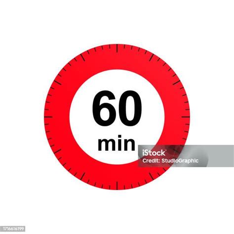 Stopwatch 60 Minutes Timer Clock Icon Countdown Timer Different Uses