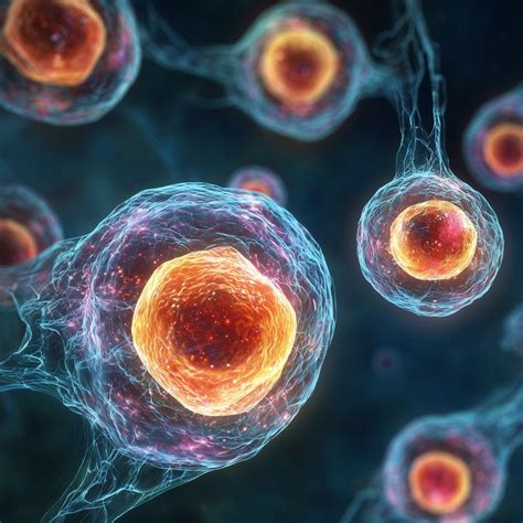 Stem Cell Microscopic View Human Cell Structure Stem Cell Therapy