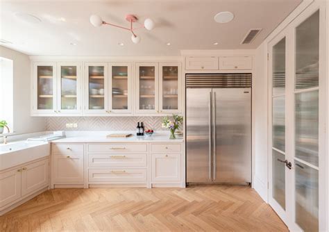 Oak Kitchen Cabinets With Glass Design Metal And Glass Kitchen Cabinet
