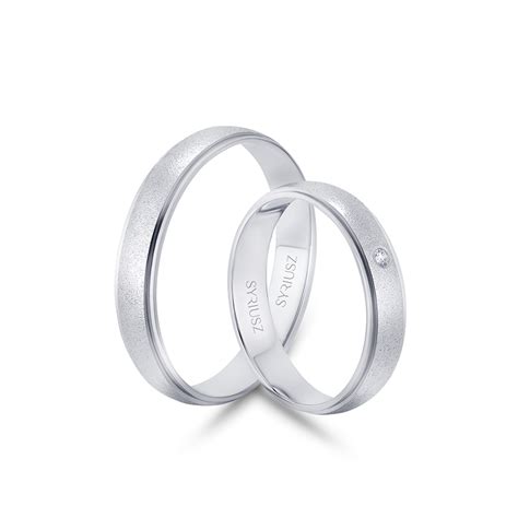 Obrączka Model S 28 Pracownia Złotnicza Syriusz