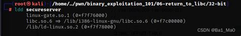 Pwn入门(7)nx Enabled与返回libc库 Csdn博客 Pwn入门(7)nx Enabled与返回libc库 Csdn博客