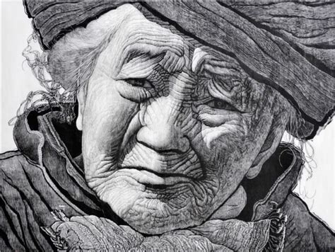 Black And White Wood Engraving Woodcut Print Artist