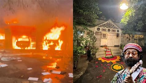 Bangladesh Musician Rahul Anandas House Looted Torched By Muslim Mob