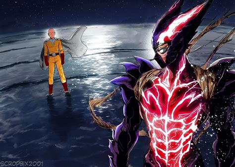 Saitama Vs Garou Mangá One Punch Man Papel De Parede Anime Personagens De Anime