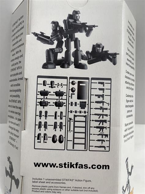 Stikfas Alpha Male Military Green Action Figure Kit 2002 Hasbro Misb Ebay