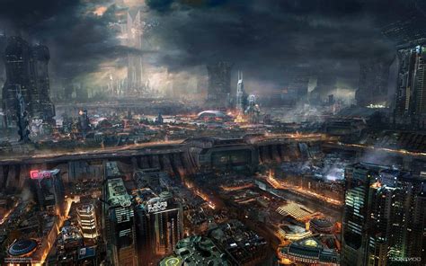 Cyberpunk City Wallpapers Wallpaper Cave