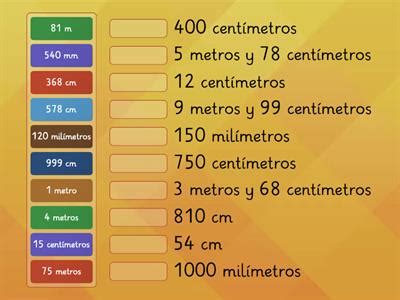 Metros Y Centímetros Recursos Didácticos