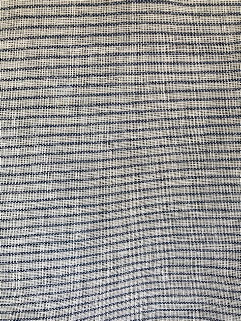Vintage Pair Of Curtains Ralph Lauren Pair Of Curtains Woven Stripe