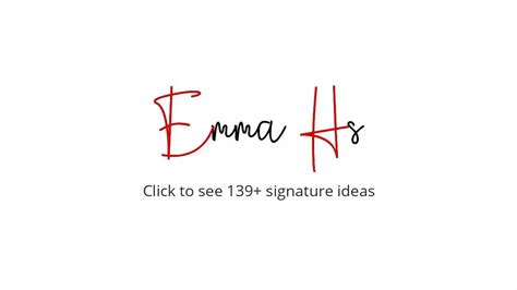 Emma Signature Ideas Artofit