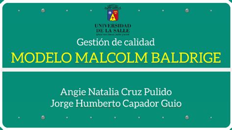 Modelo Malcolm Baldrige By Angie Natalia On Prezi