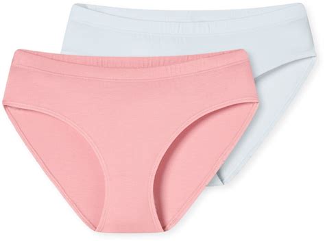 Schiesser Slips 2er Pack Weiß Powder Pink Fresh Vibe 181941 909 Ab